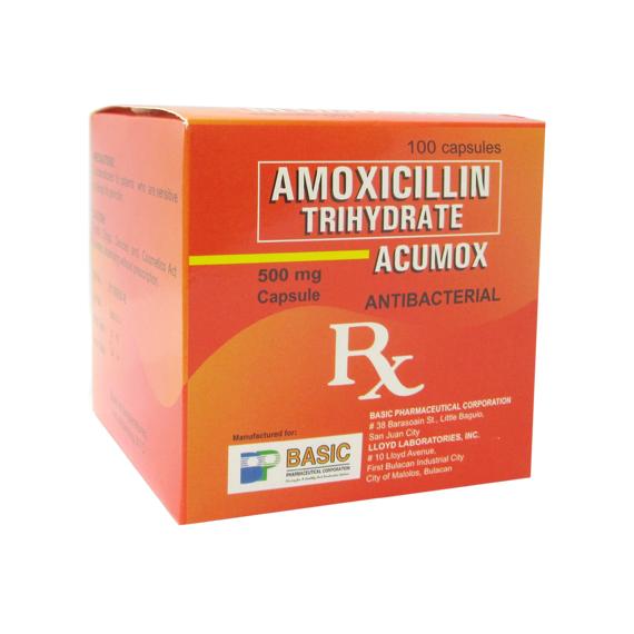 ACUMOX CAPSULE 500MG | Basic Pharmaceutical Corporation