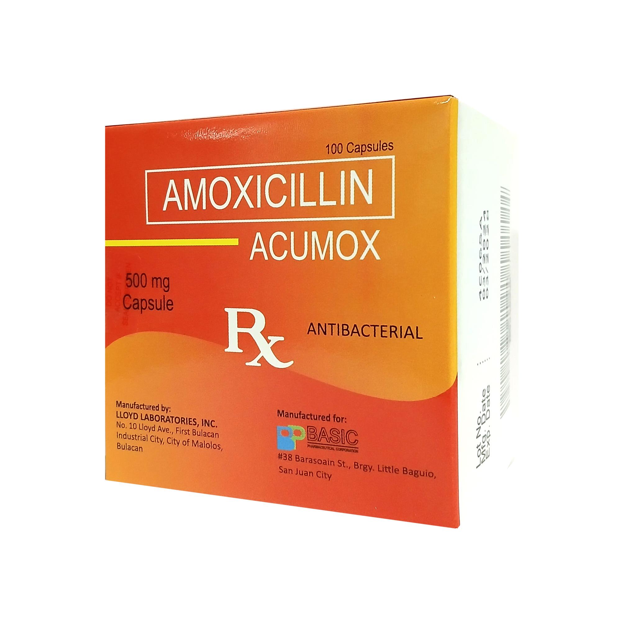 ACUMOX CAPSULE 500MG | Basic Pharmaceutical Corporation