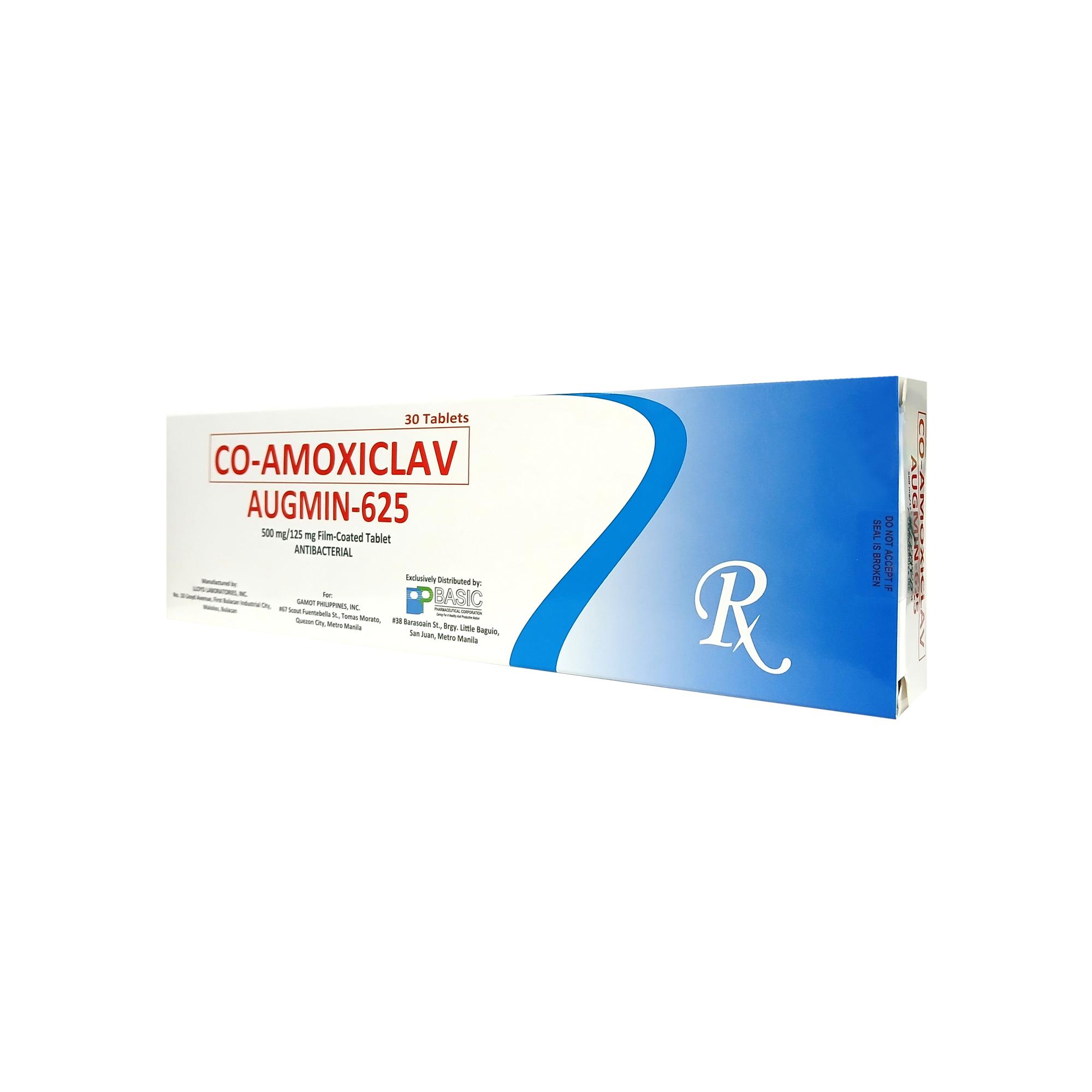 AUGMIN-625 FILM-COATED TABLET 600MG/125MG | Basic Pharmaceutical ...