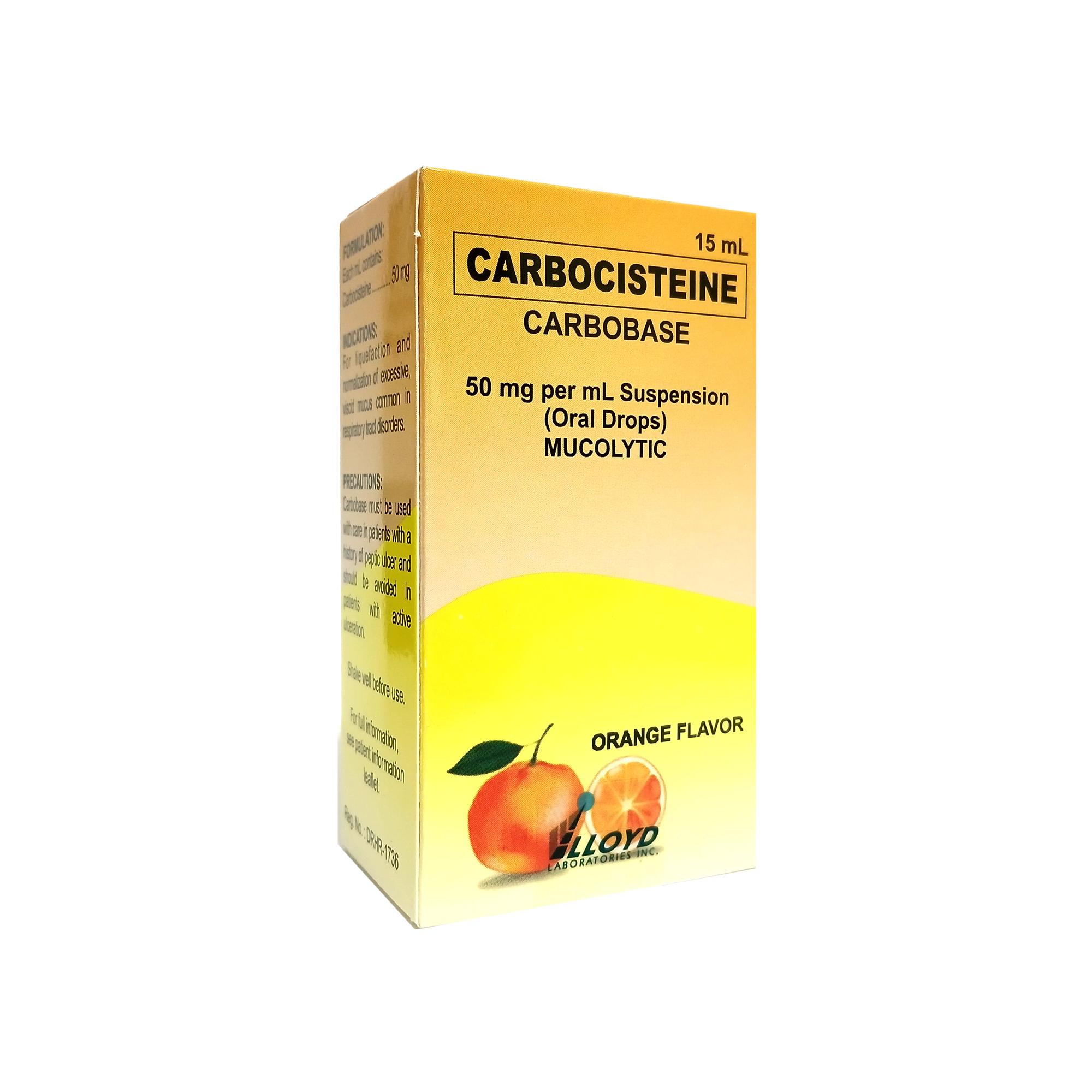 CARBOBASE DROPS 50MG/ML | Basic Pharmaceutical Corporation