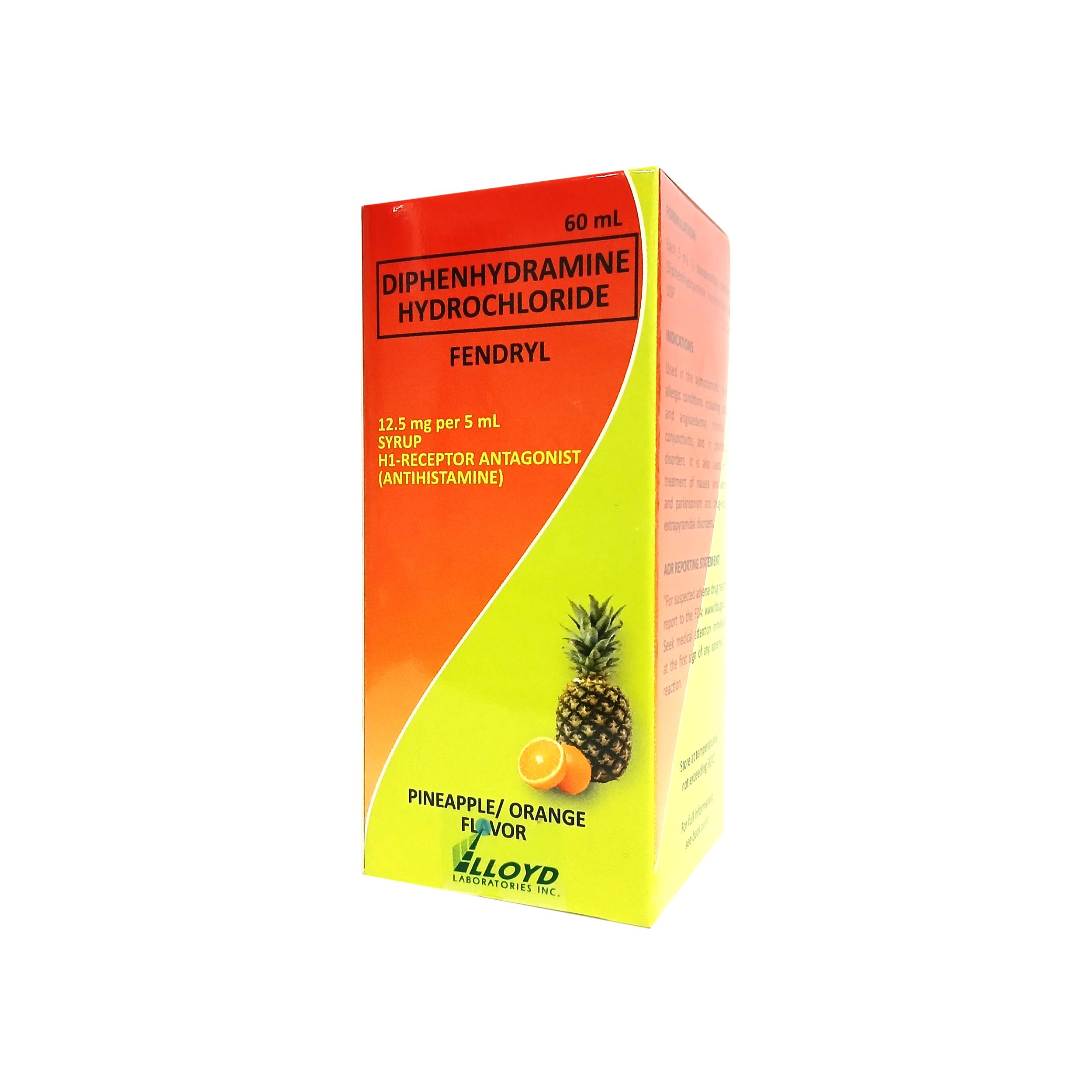 FENDRYL SYRUP 12.5MG/ML | Basic Pharmaceutical Corporation
