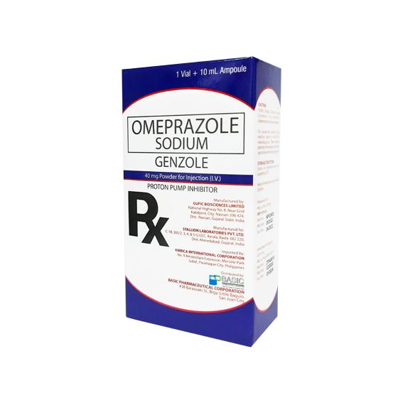 GENZOLE POWDER FOR INJECTION (I.V) 40MG | Basic Pharmaceutical Corporation