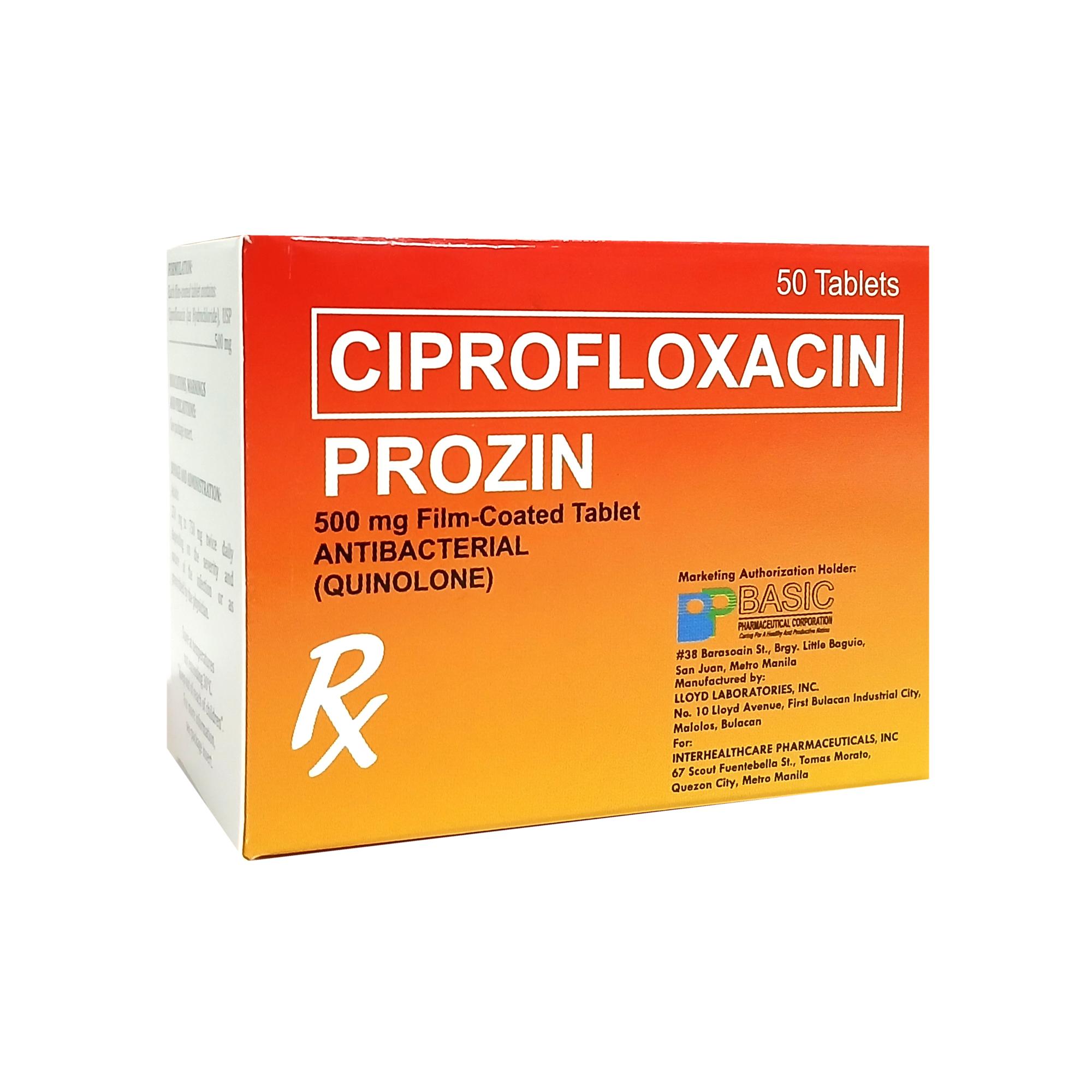 PROZIN FILM-COATED TABLET 500MG | Basic Pharmaceutical Corporation