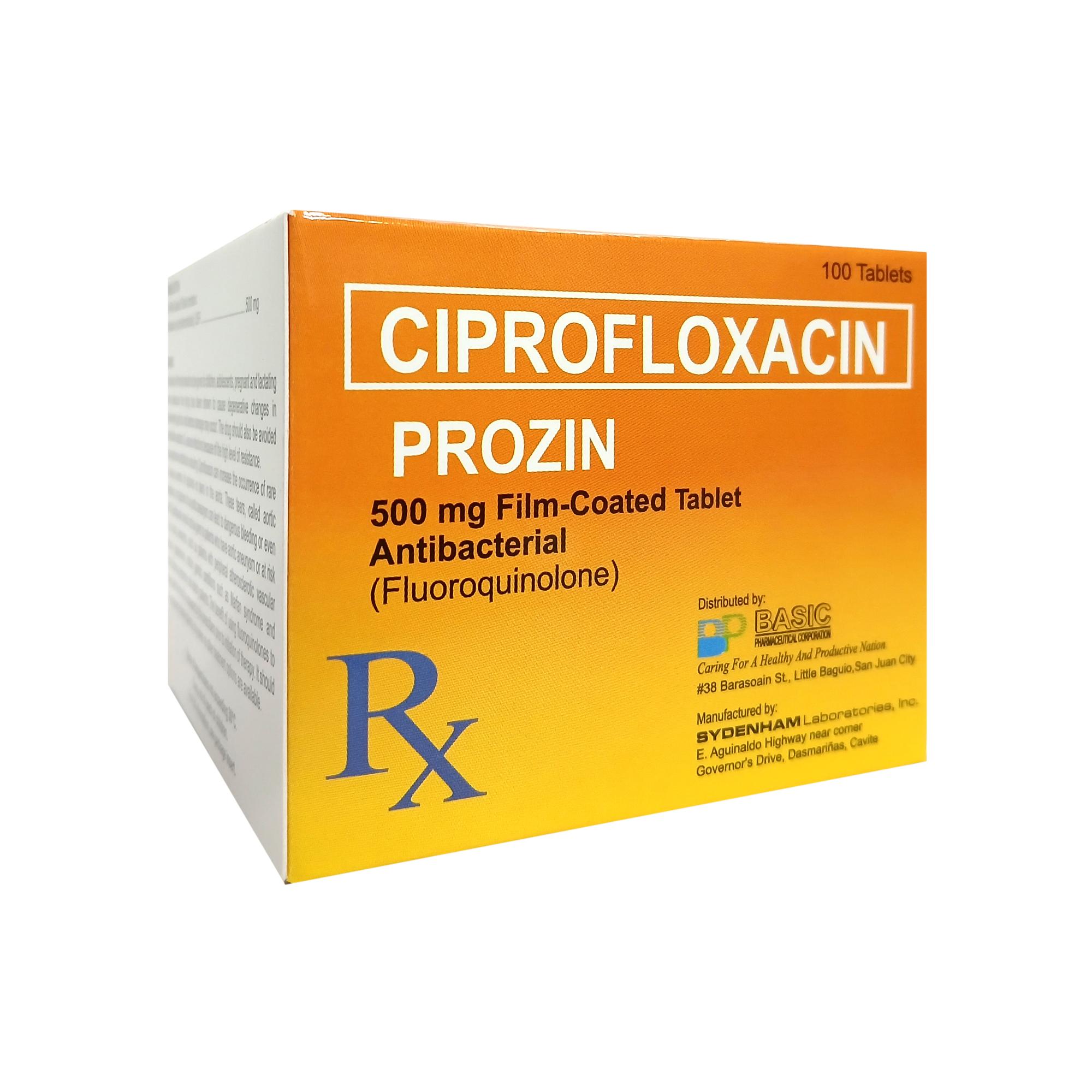 PROZIN FILM-COATED TABLET 500MG | Basic Pharmaceutical Corporation