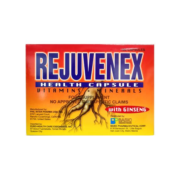 REJUVENEX CAPSULE | Basic Pharmaceutical Corporation