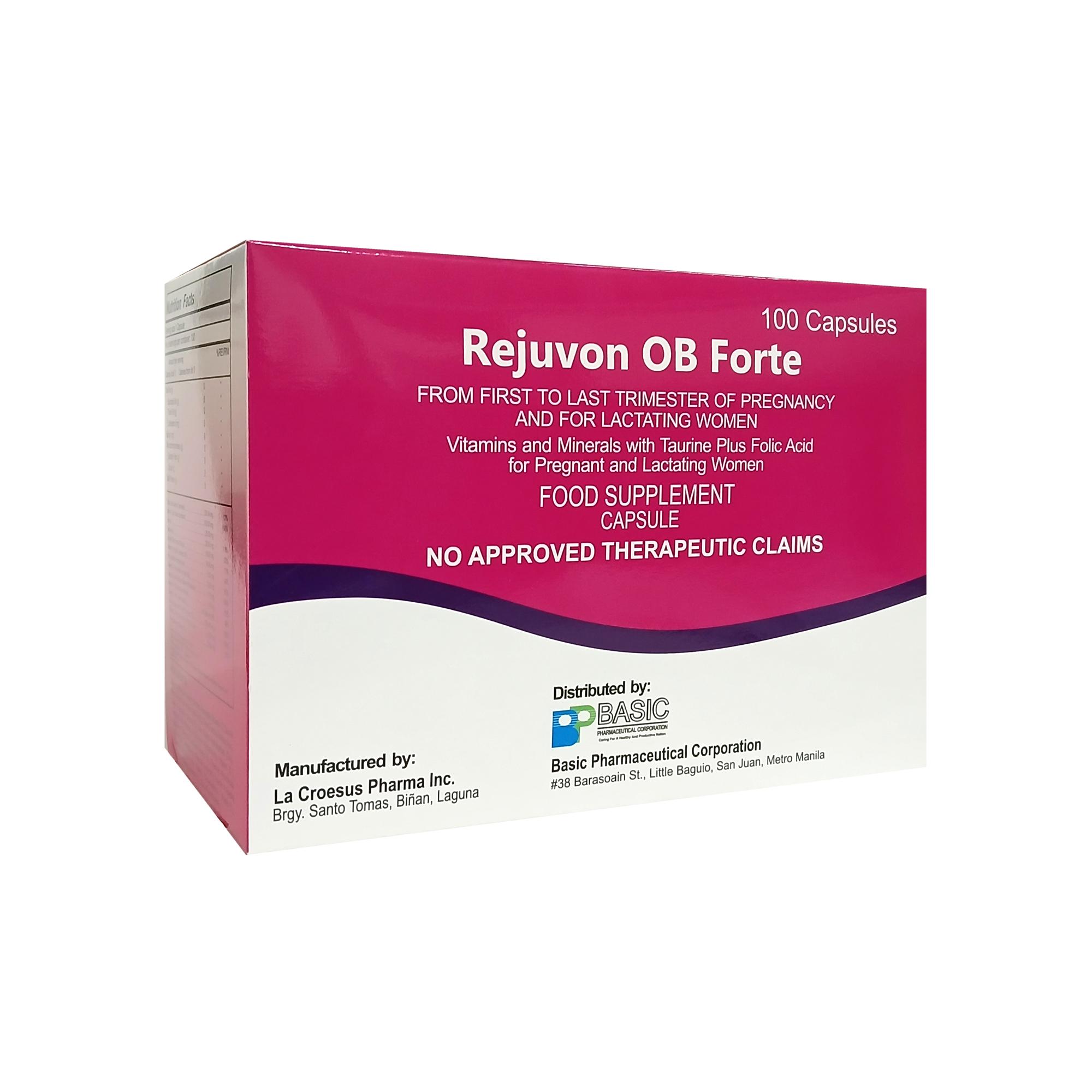 REJUVON OB FORTE CAPSULE | Basic Pharmaceutical Corporation